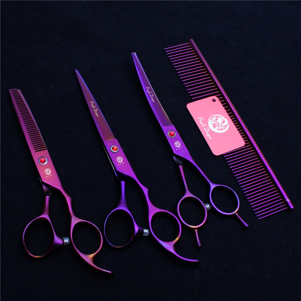7.0" Stainless Purple Dragon Violet Comb Groo... – Vicedeal