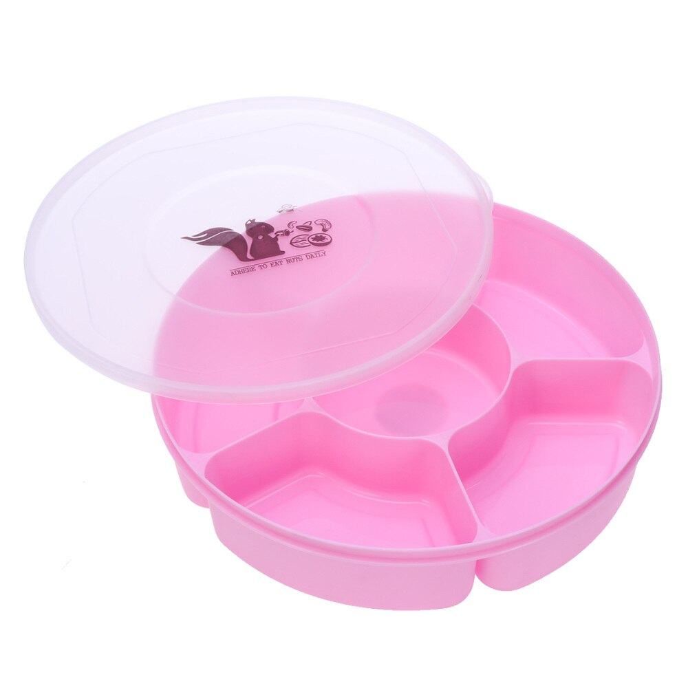 Multi Sectional Snack Serving Tray Set with Lid fo... – Vicedeal