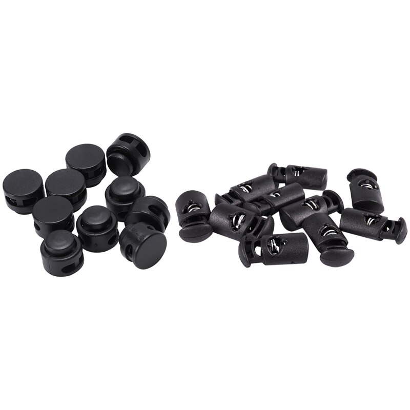 10 Pcs 4 mm Dia Double Hole Cable Stopper Cord End... – Vicedeal