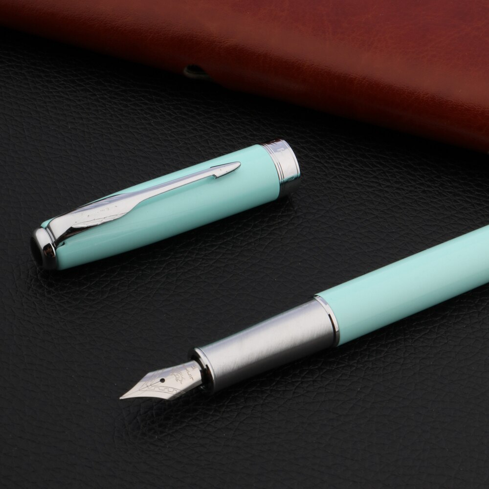 Macaron Fountain Pen Color Pink Green Metal Ink Pe... – Grandado