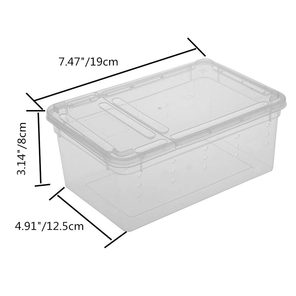 Reptile Breeding Box Breathable Feeding Container ... – Vicedeal