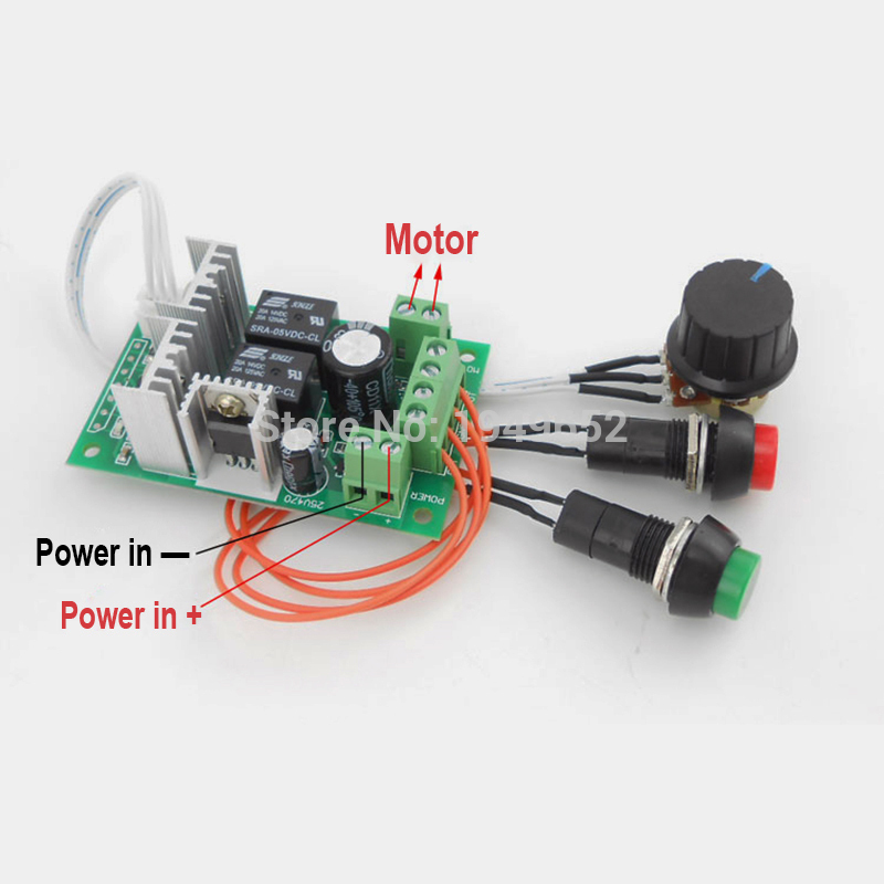 PWM dc motor controller forward and backward linea... – Vicedeal