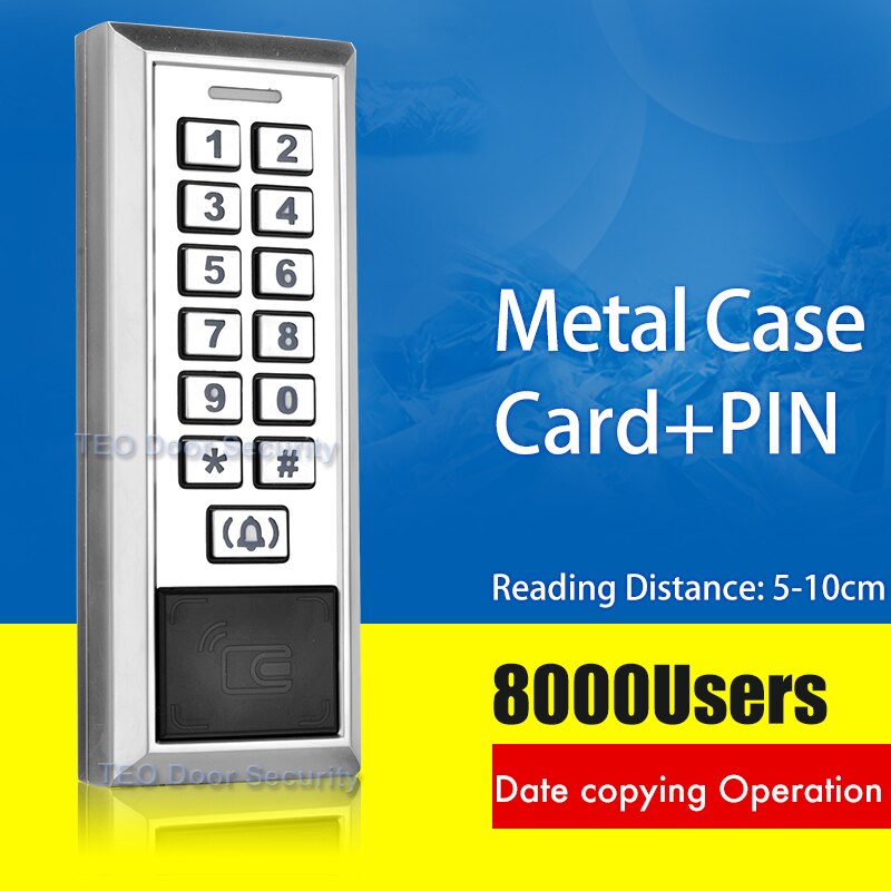 8000Users Capacity Card reader Metal Password Acce... – Grandado