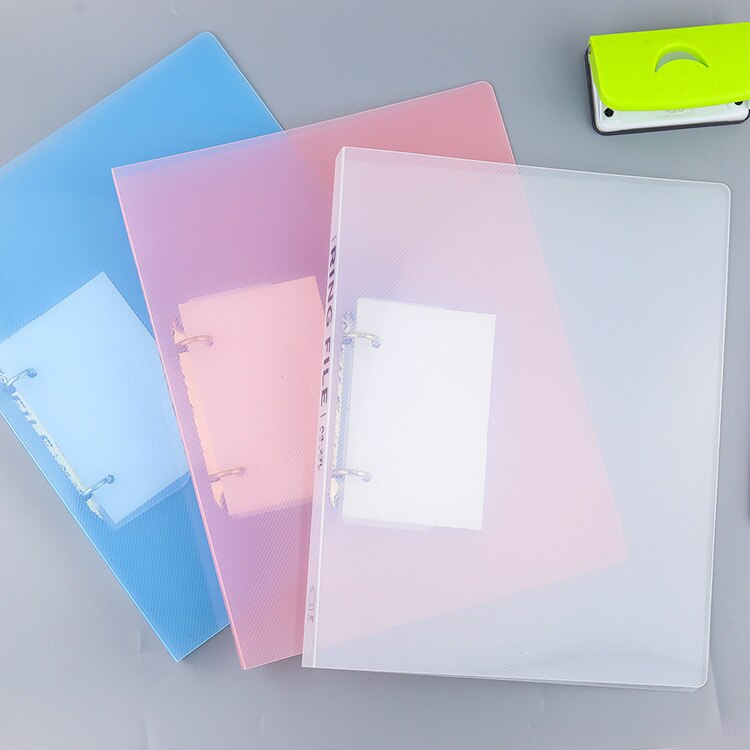 A4 PP Clip File Folder Matte Loose Leaf Binder Not... – Vicedeal