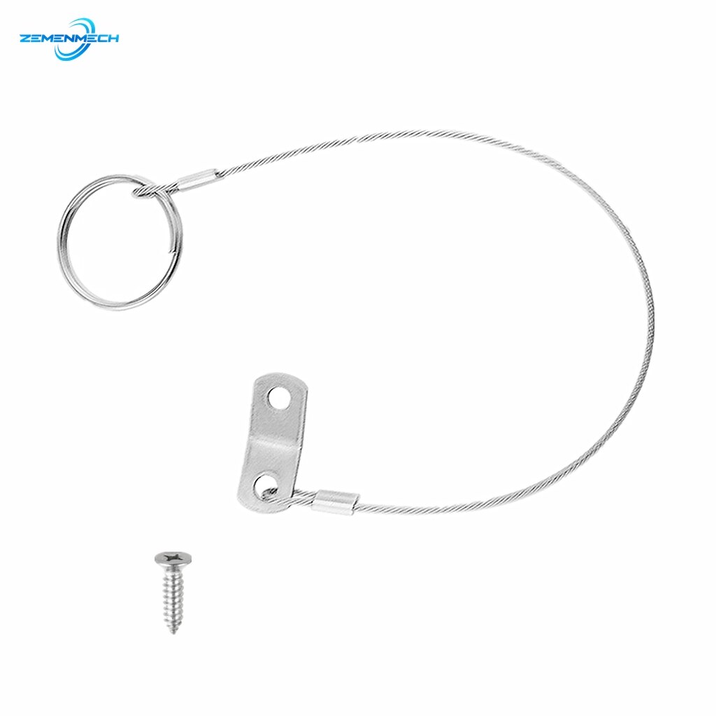 316 Stainless Steel Lanyard Cable Safety Tether Wi... – Vicedeal