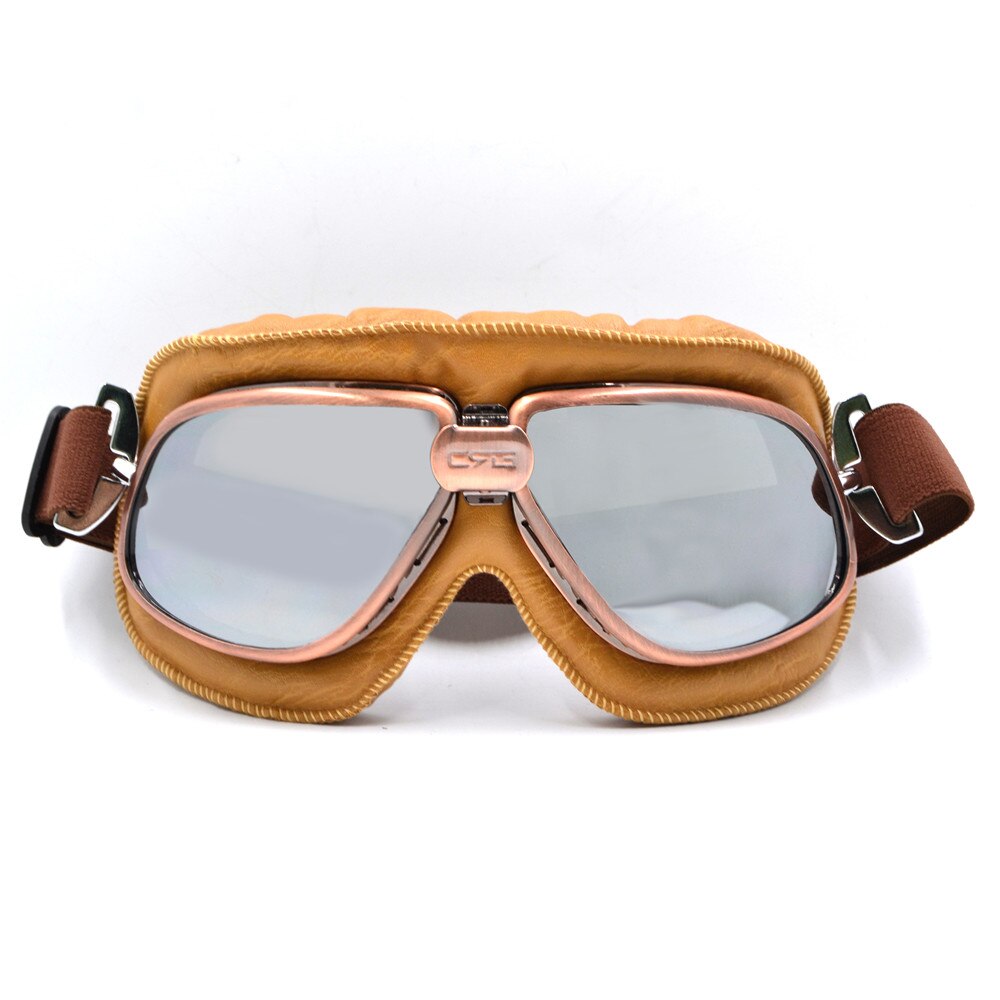 Retro Motorcycle Goggles Bril Vintage Moto Classic Goggles Voor Yamaha ...