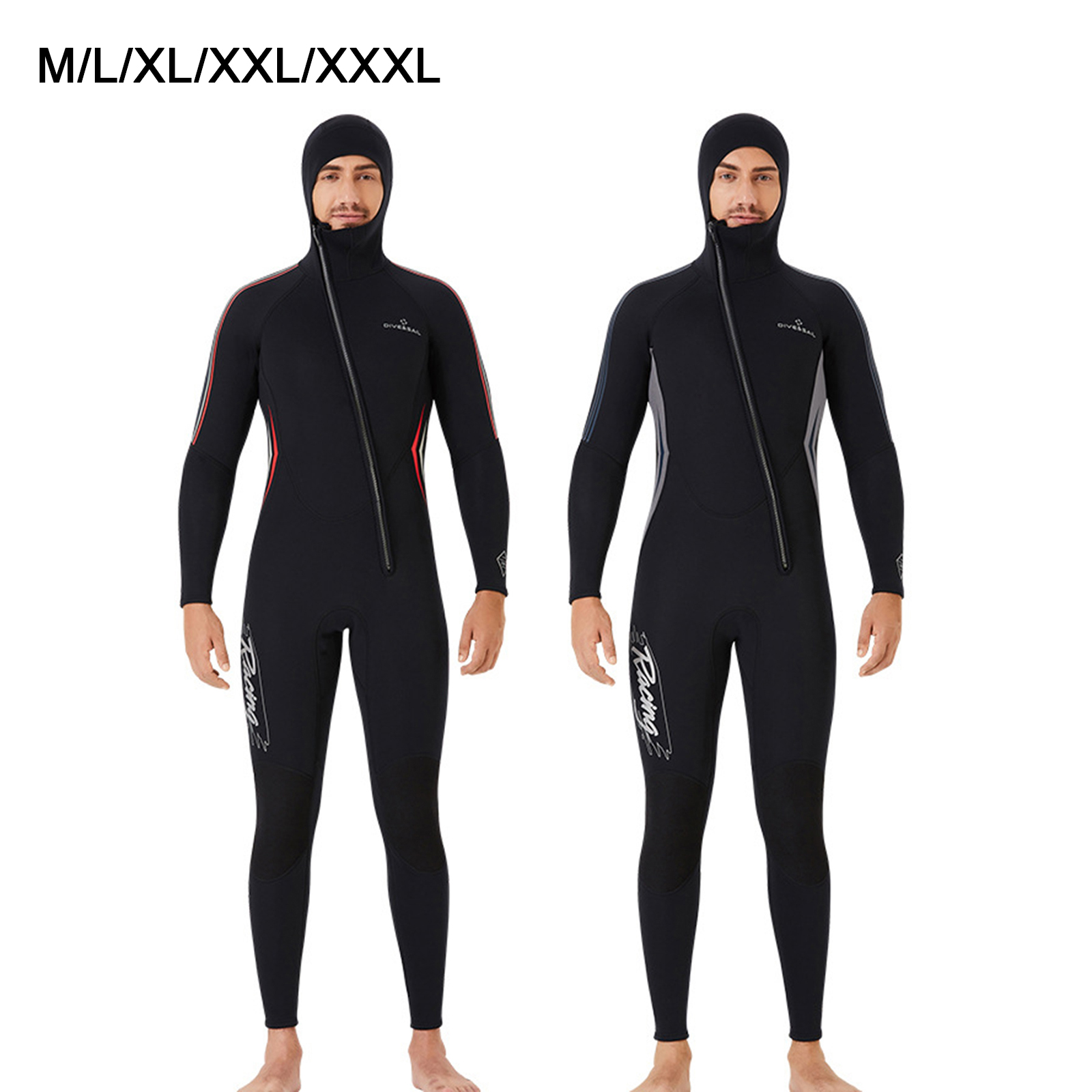 Neoprene Wetsuit Full Body Diving Suit Front Zippe... – Vicedeal