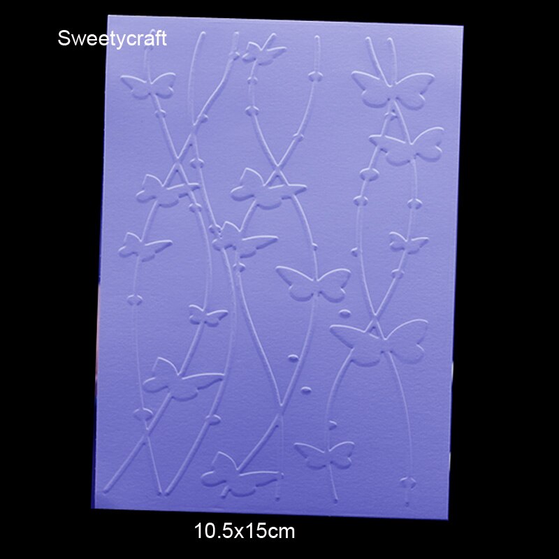 Butterfly Vine Plastic Embossing Folder For Scrapb... – Grandado