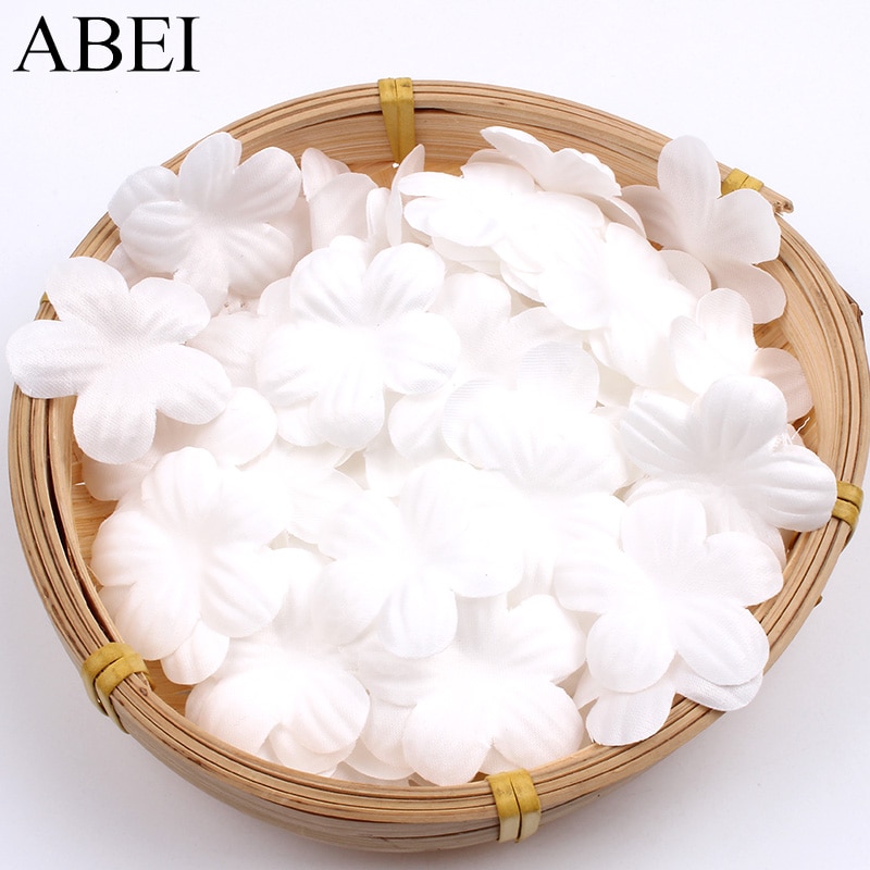 50pcs/lot Artificial White Flower Petals For Weddi... – Grandado