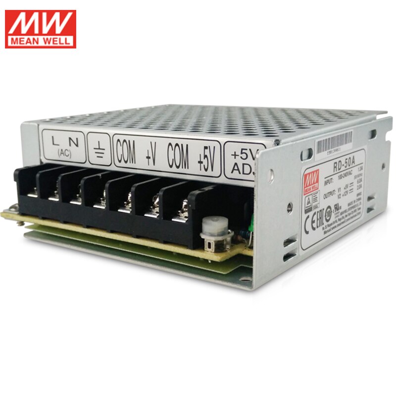 MEAN WELL RD-50A 54W Dual Schakelende Voeding 110 ... – Vicedeal