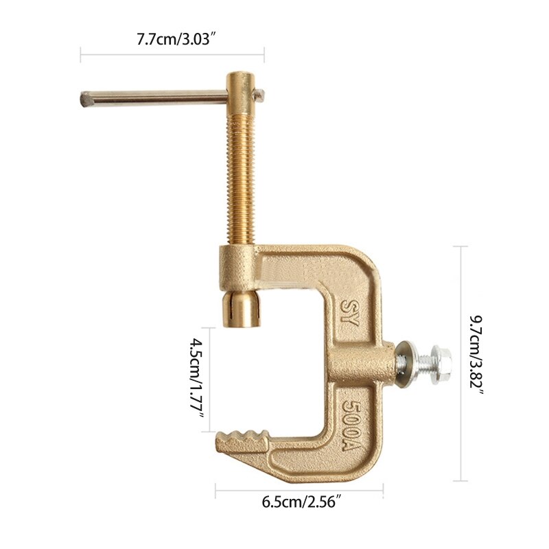 500A Messing Materiaal Klassieke G Vorm Grond Lass... – Grandado