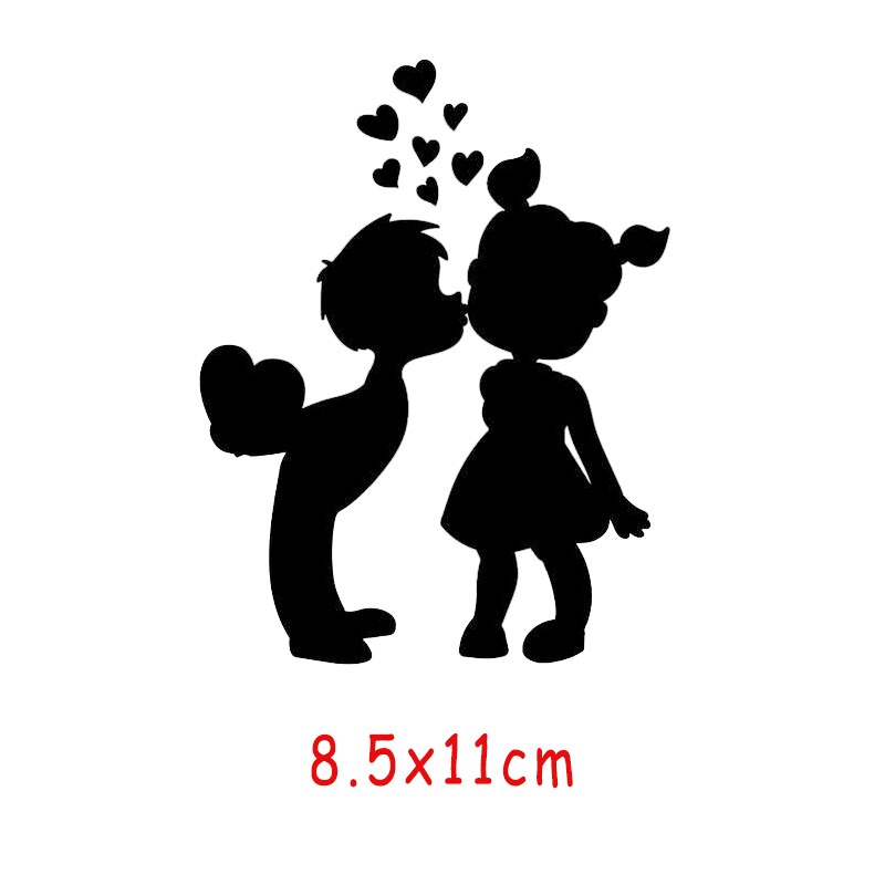 Love Kissing Cartoon Couple Lover Switch Sticker V... – Grandado