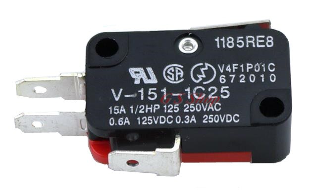1PCS V-151-1C25 15A Micro Limit Switch Push Button... – Grandado