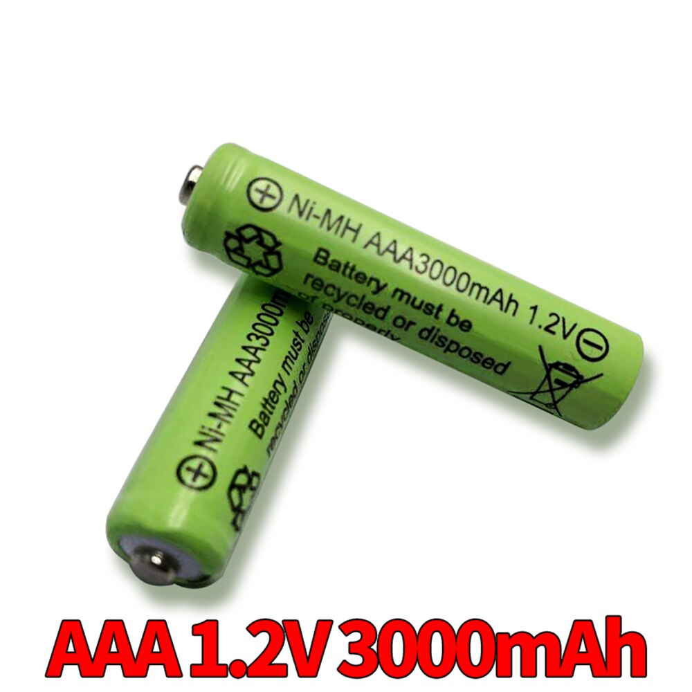 100% Original 1,2 V AAA Akkus 3000mAh Ni-Mh AA Rec... – Grandado