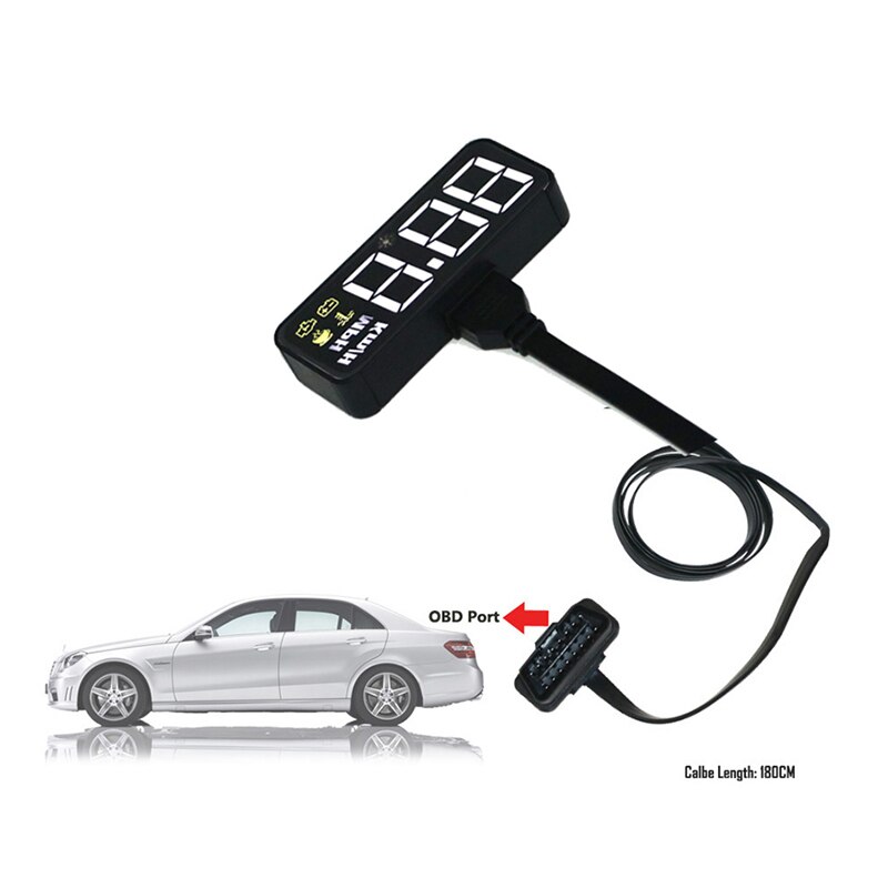 Auto OBD2 Head-Up Display Voorruit Snelheid Projec... – Vicedeal