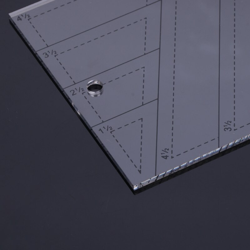 Shape Measure Trapezoid Quilts Plastic Ruler DIY P... – Grandado