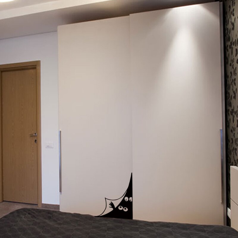 Funny Peeping eyes Wall Sticker Door/Wall corner H... – Grandado