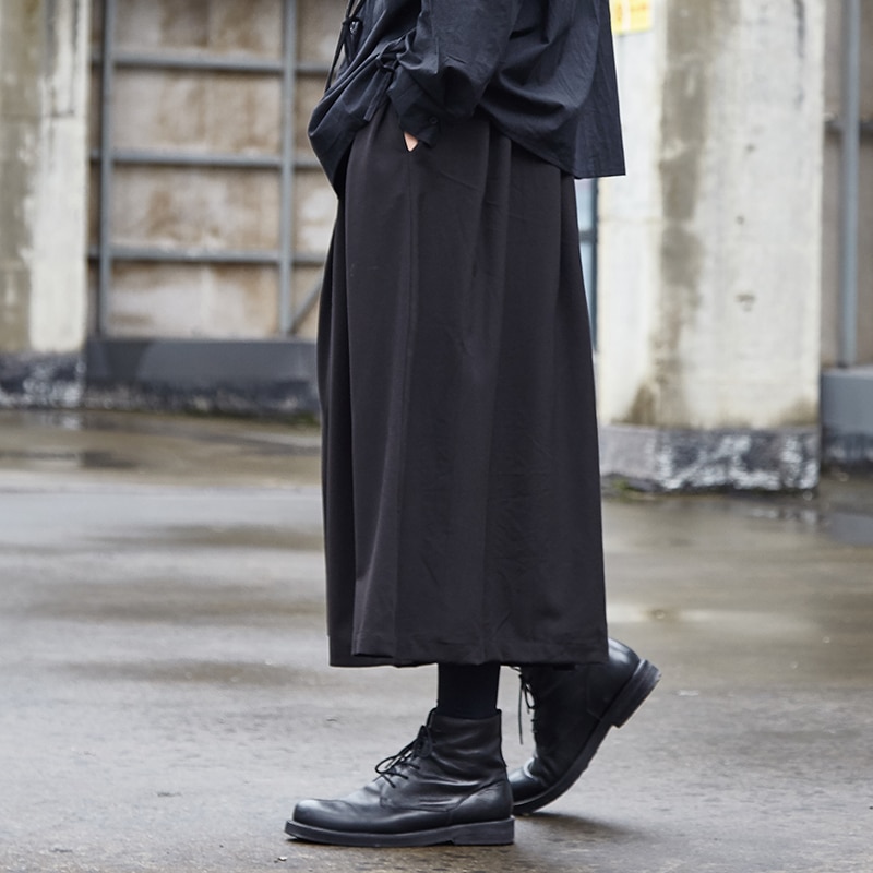 Culottes male streetwear men hip hop ross-pants El... – Grandado