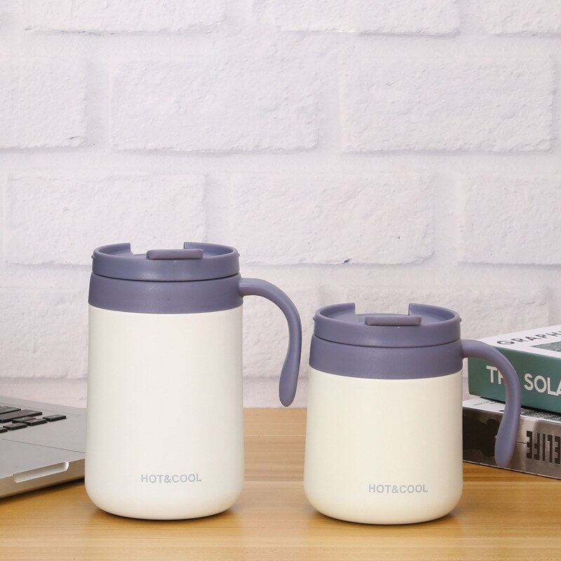 350/500ML Double Stainless Steel Thermal Coffee Mu... – Vicedeal