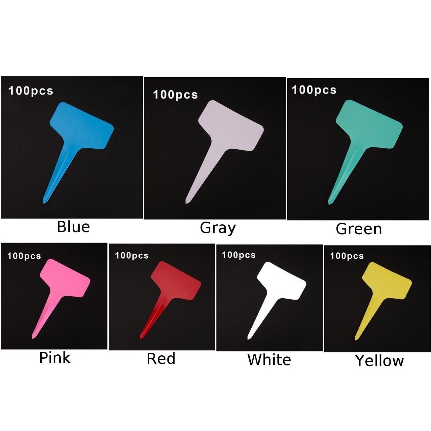 100Pcs Set Plastic Plant Labels Garden Markers Gar... – Vicedeal