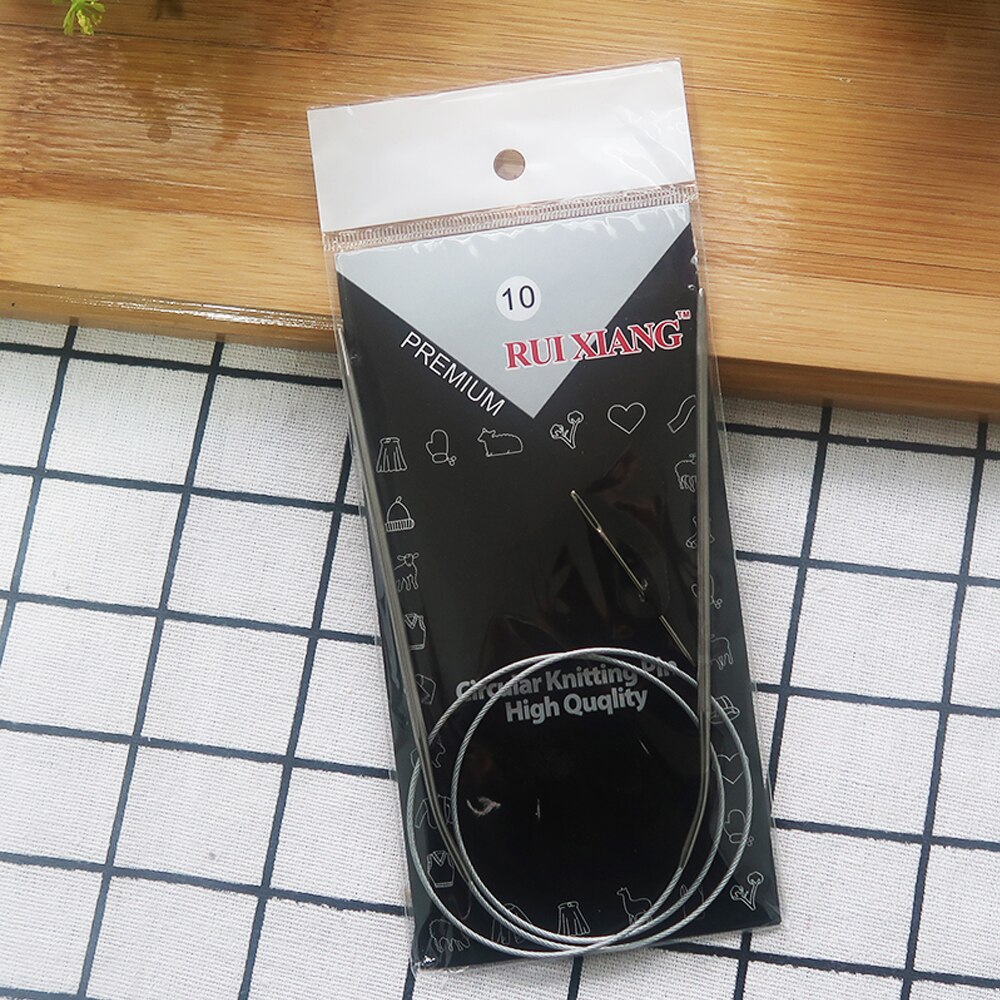 80cm Knitting tool sweater needle stainless steel ... – Grandado