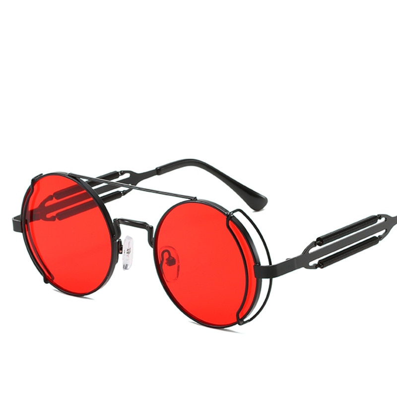 Round frame cyberpunk Style Sunglasses sunglasses ... – Grandado