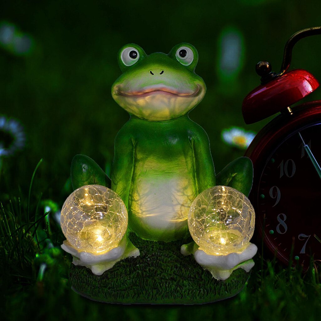 Mini Garden Frog Figurines Resin Fairy Garden Funn... – Vicedeal