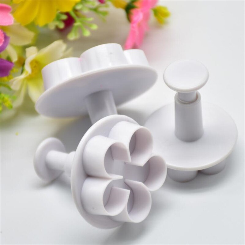 3Pcs Flower Plunger Cookie Cutter DIY Blossom Flow... – Grandado