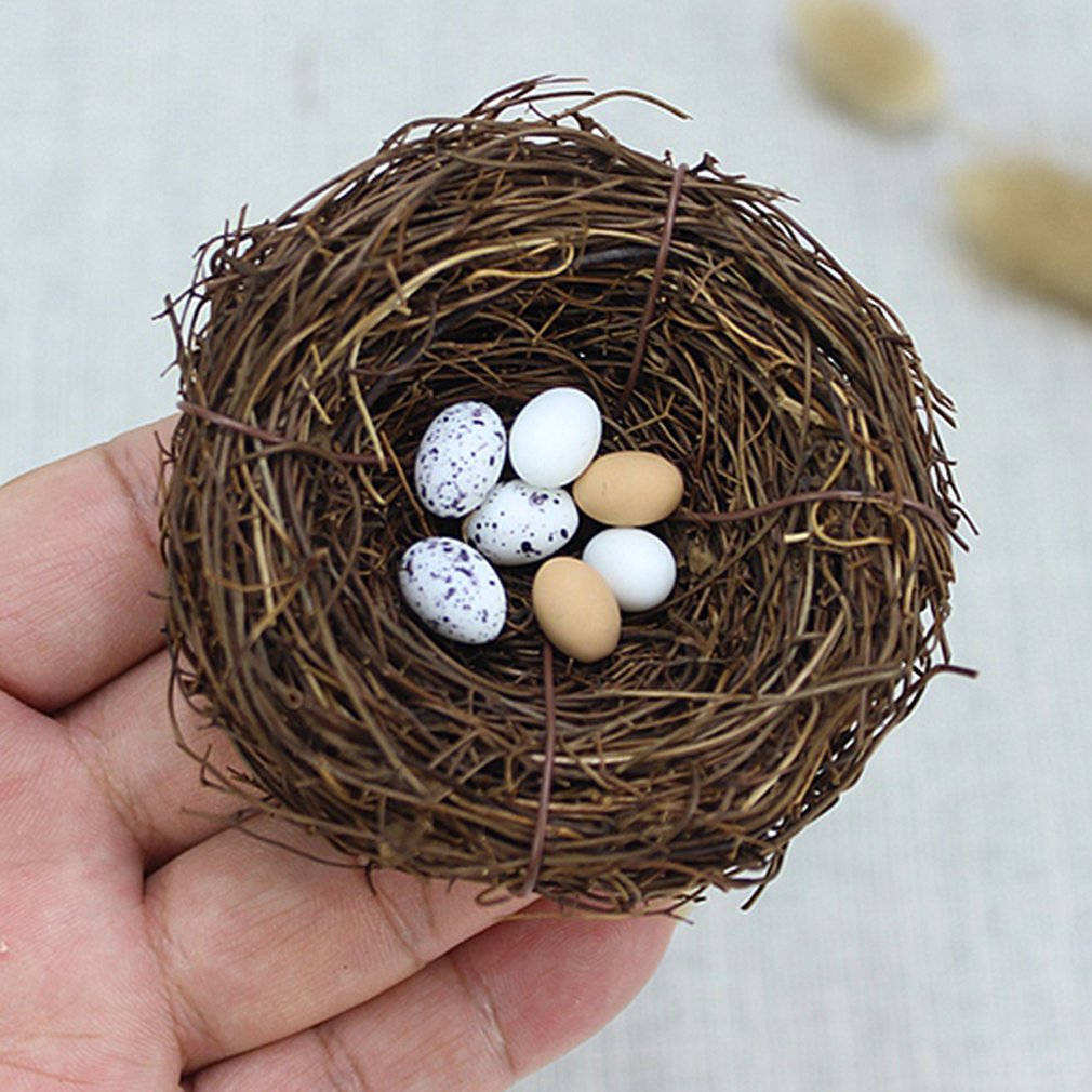 Rattan Nesting Bird Nest Props Handicrafts Henhous... – Grandado