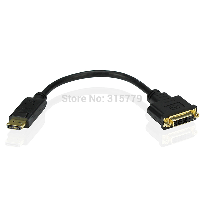15CM Short DP DisplayPort to DVI-D Male to Female ... – Vicedeal