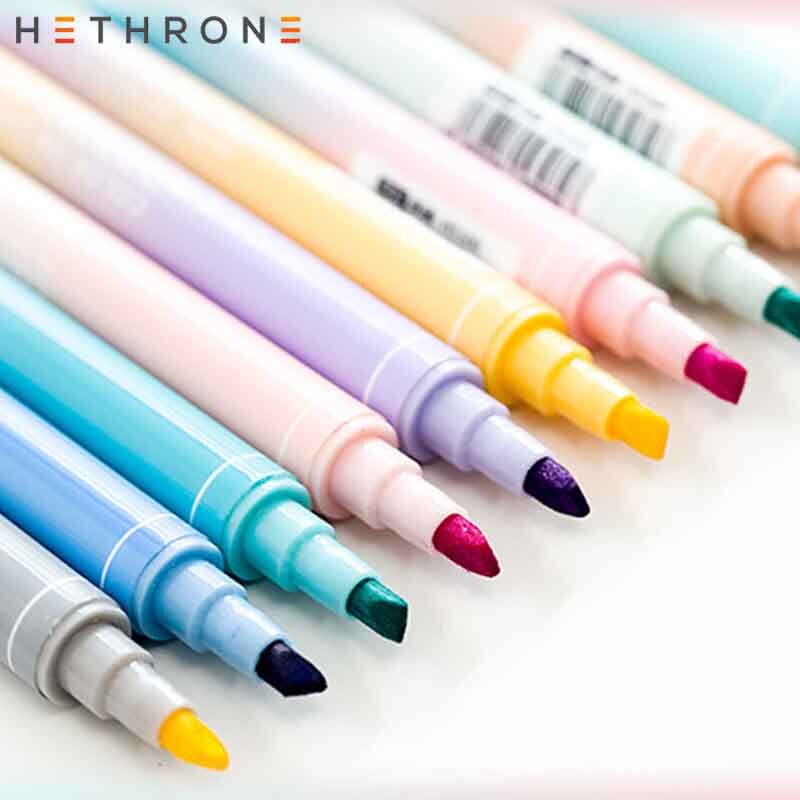 Hethrone 5 stücke Doppel farbe Marker stift Zeichn... – Vicedeal