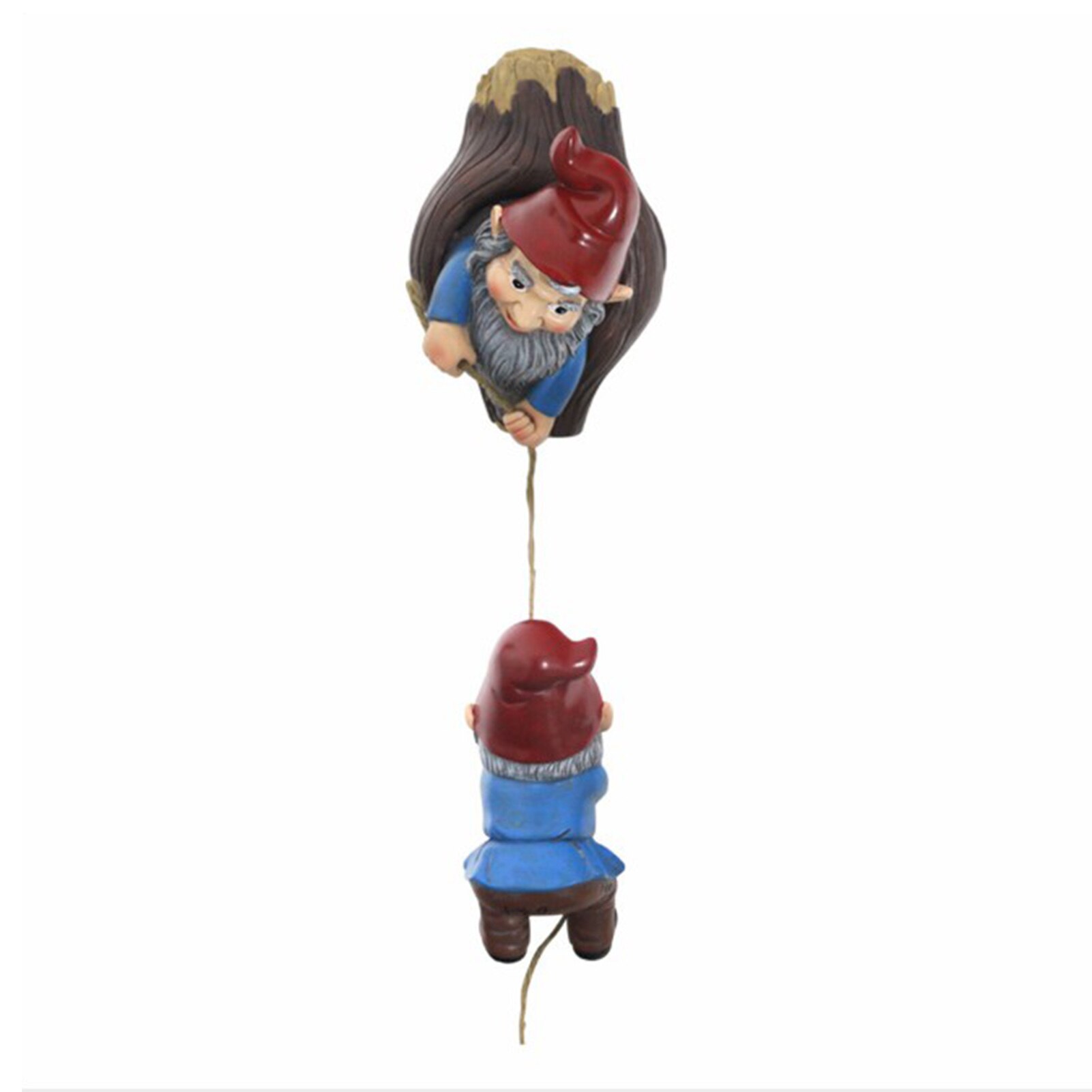 Unique Garden Sculpture Cartoon Dwarf Climbing Tre... – Vicedeal