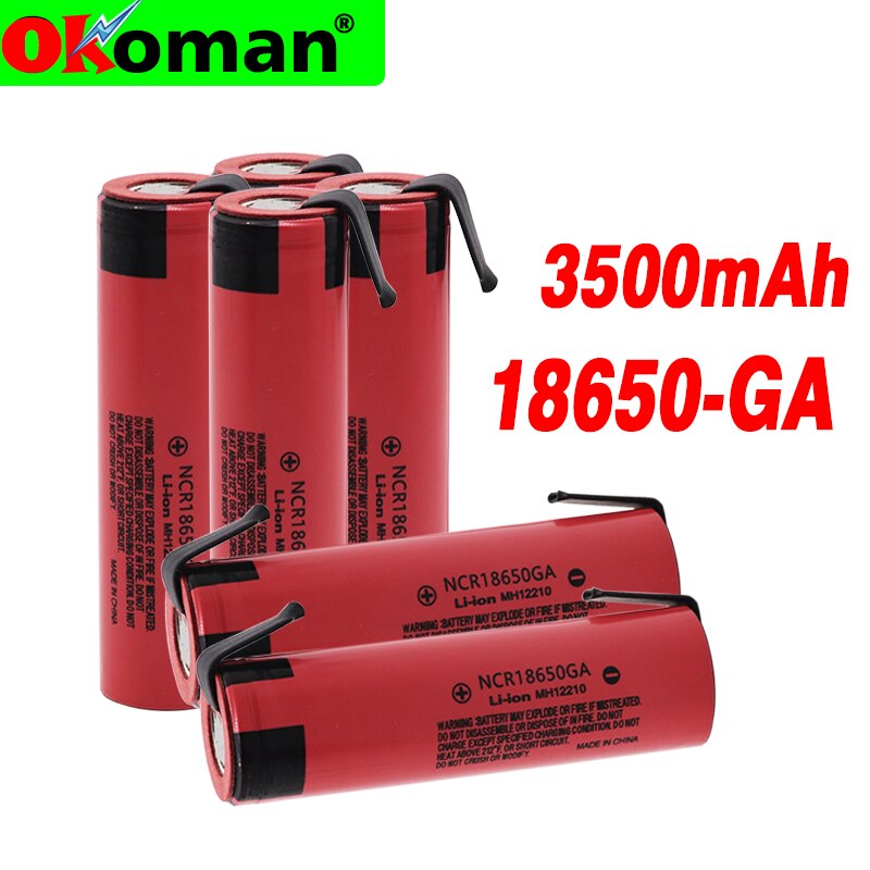 Original 18650 GA 3.7 v 3500mah 18650 Lithium Rech... – Grandado
