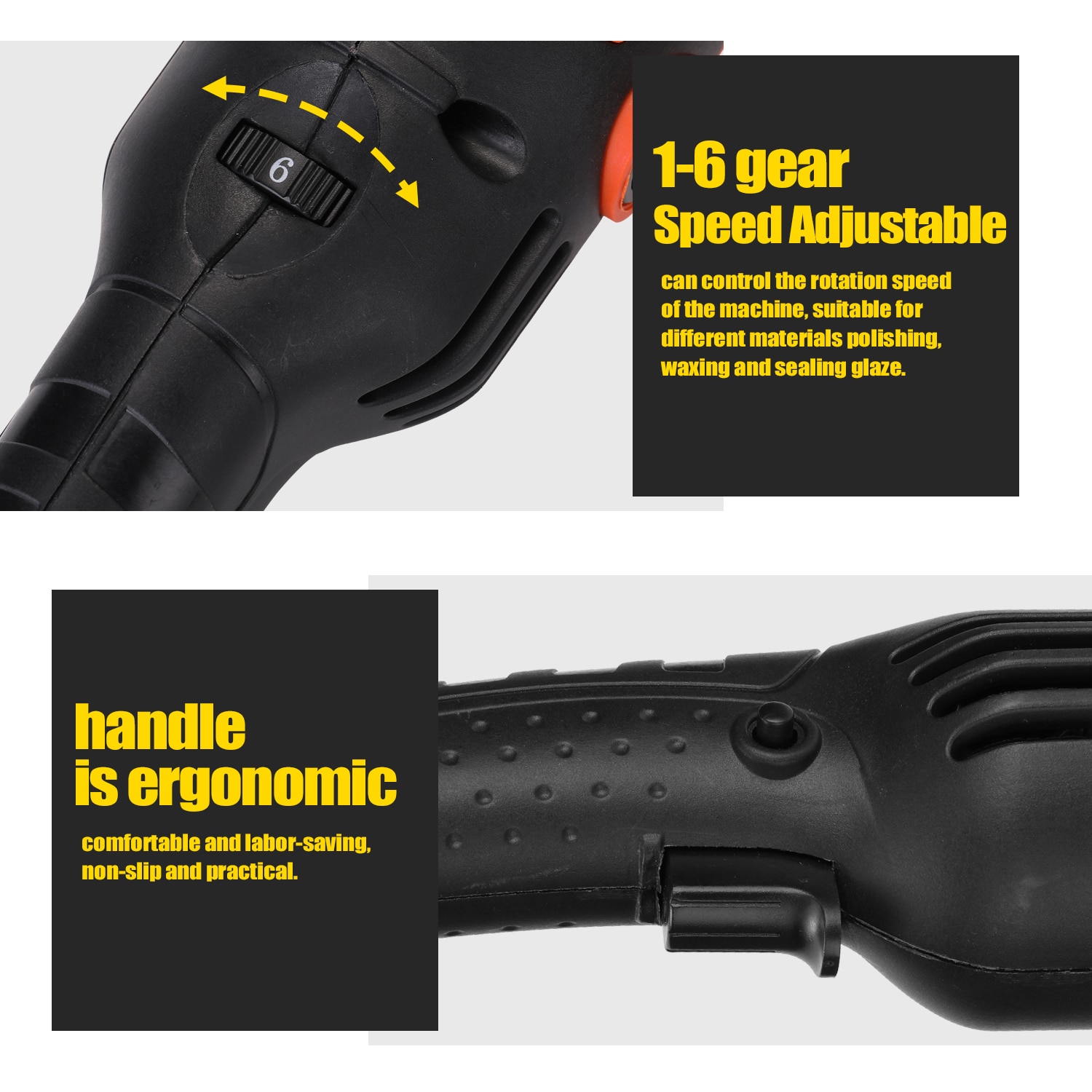 1200W Elektrische Polijstmachine 220V Instelbare S... – Grandado