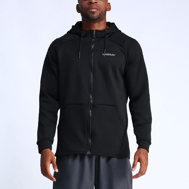 Autumn Mens Sports Jacket Gym Men running Coat Fit... – Vicedeal