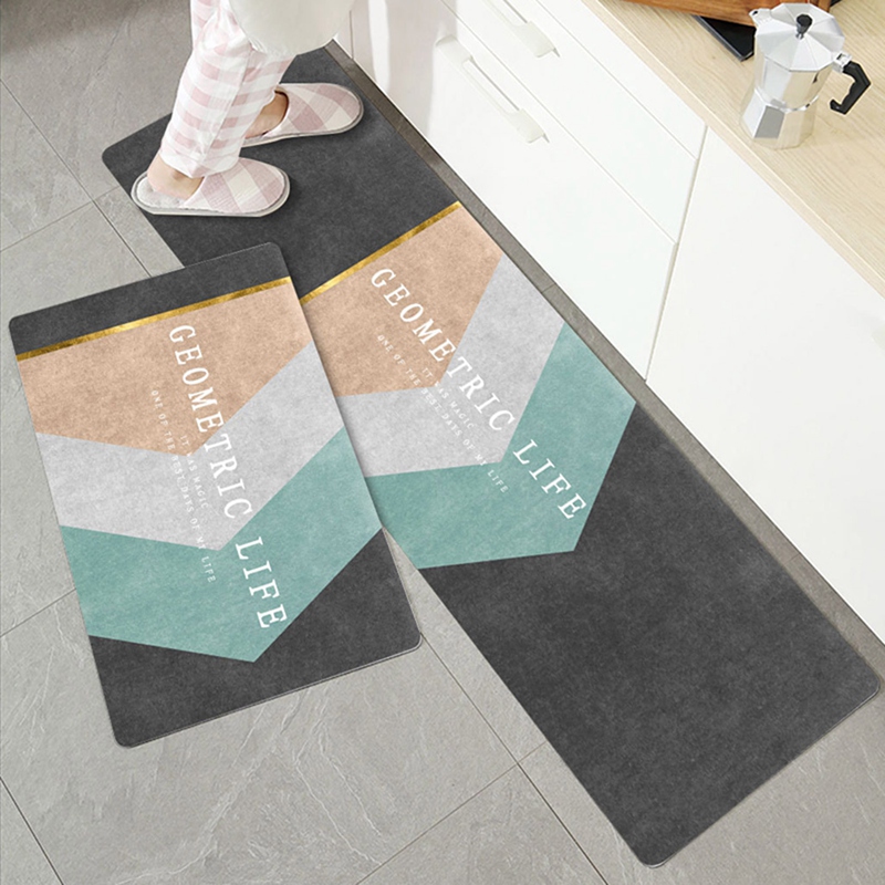 2 Stks/set Ins Keuken Mat Moderne Keuken Tapijten ... – Grandado