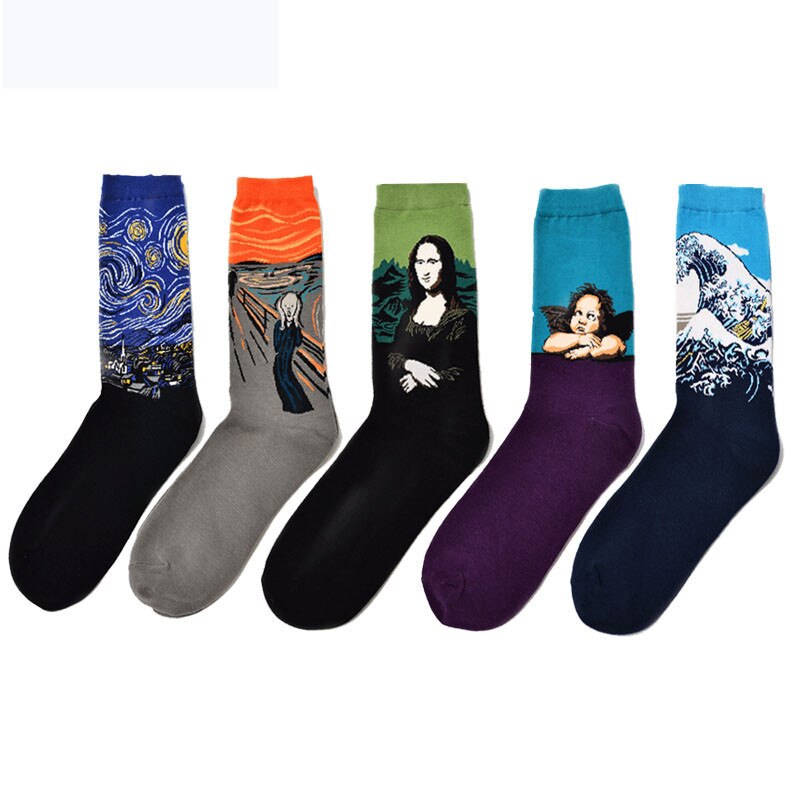 5 Pairs of Socks Large Size Trend Men's Socks ... – Grandado
