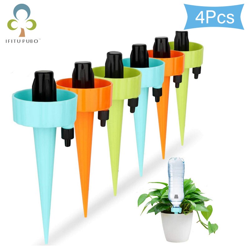 4/8Pcs Plant Self Watering Adjustable Stakes Syste... – Grandado