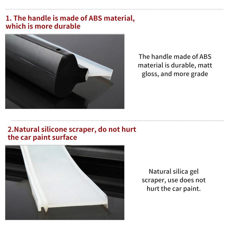 Soft Silicone Windshield Scraper T-Shaped Blade Wi... – Grandado