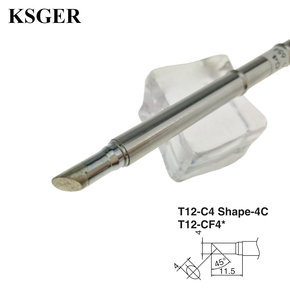 KSGER T12-C4 Electronic Soldering Iron Tips 220v 7... – Grandado