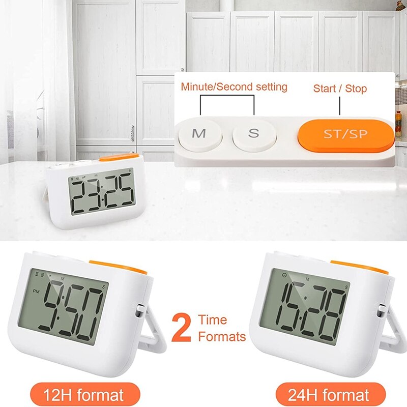 Timer, Kitchen Timer for Cooking, Classroom Timer ... – Grandado