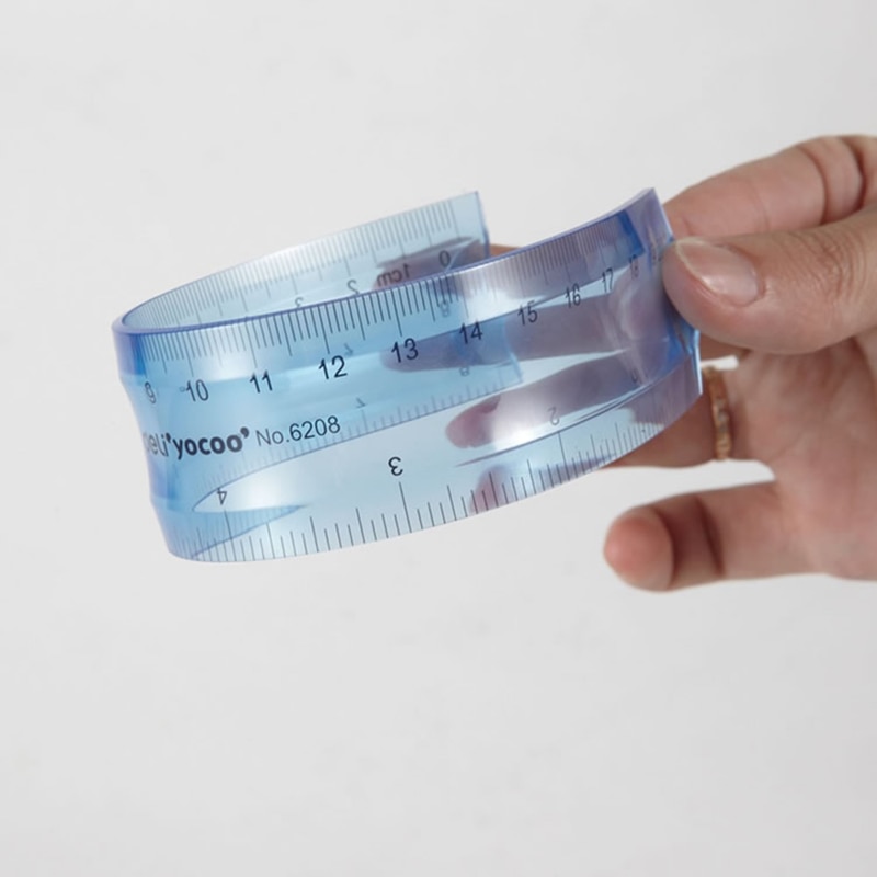 deli 6208 student stationery multicolour ruler tap... – Grandado