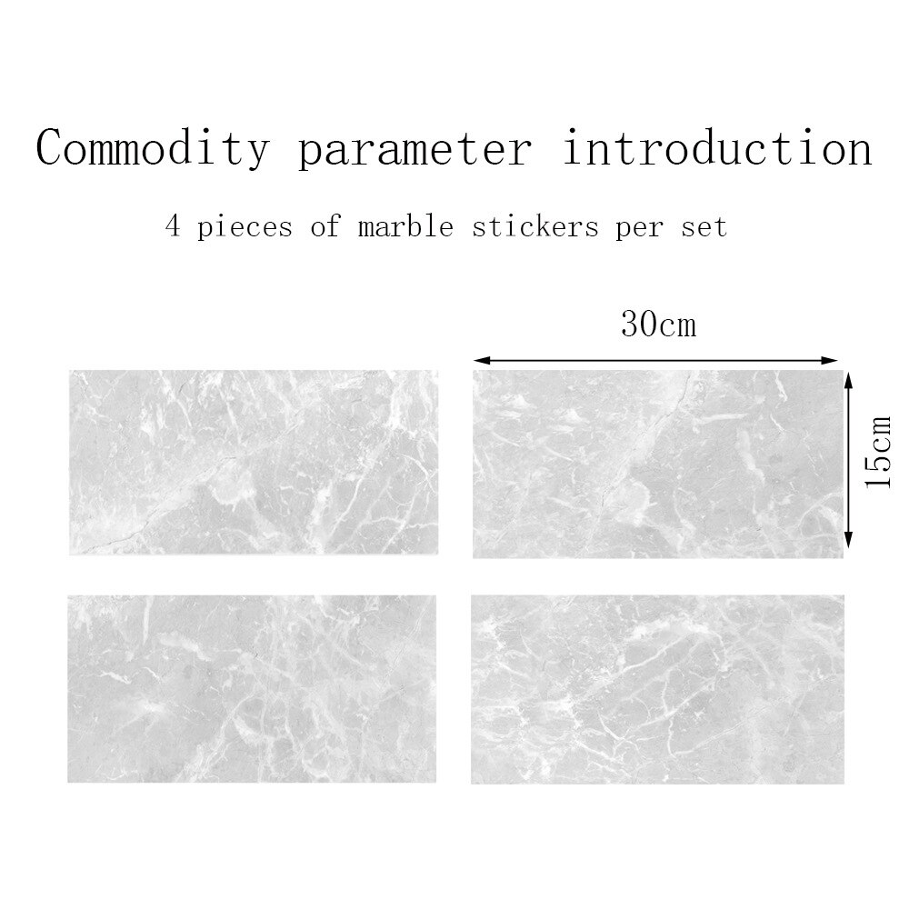 Tile Wall Sticker Marble Ceramic Self Adhesive PVC... – Grandado