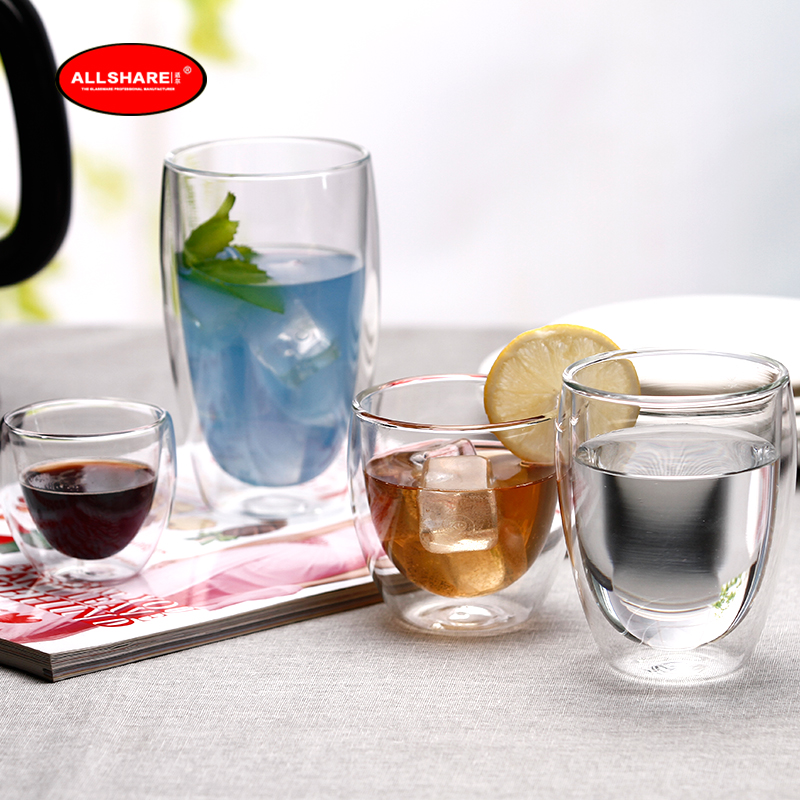 2 Stuks Koffie Thee Cup Dubbele Wand Kopje Thee Ko... – Grandado