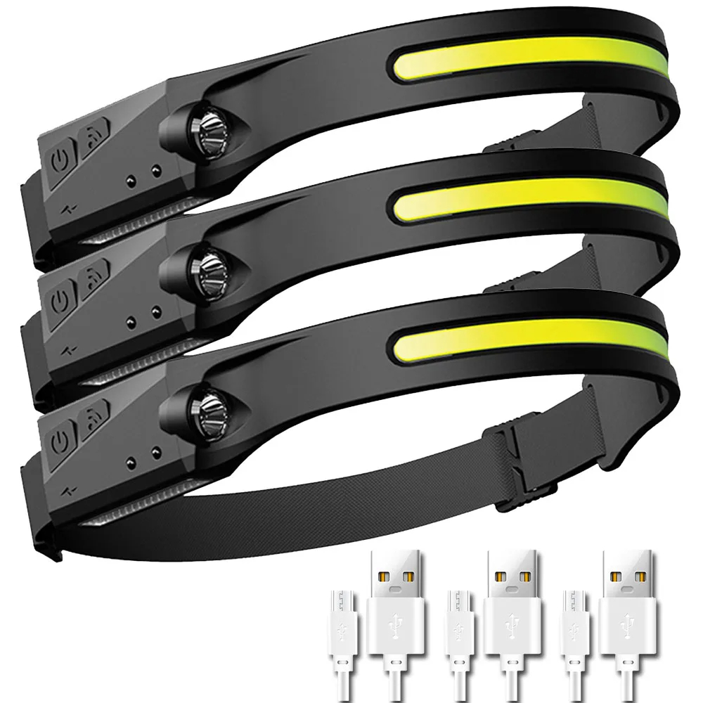 Full Vision Bright Headlamp Spotlight,Motion Senso... – Grandado