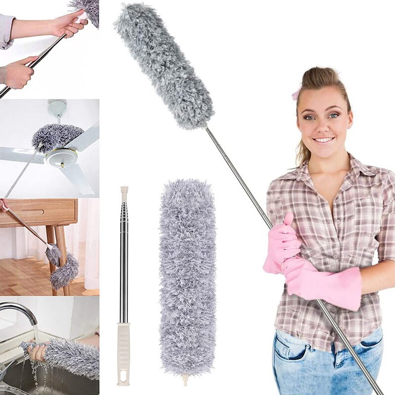 280cm Retractable Long Handle Dust Duster Easy Cle... – Grandado