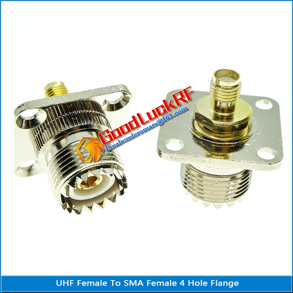 UHF PL259 SO239 To SMA Connector Coax Socket UHF F... – Vicedeal