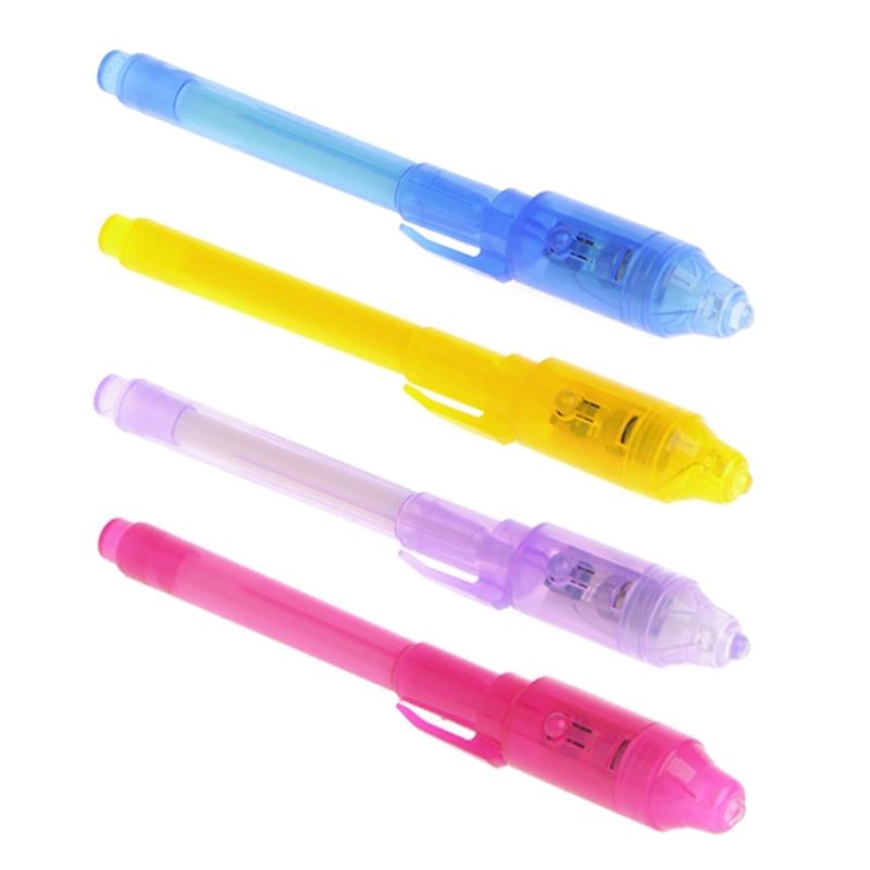 4 Teile/satz Unsichtbare Tinte Stift Gebaut in UV-... – Grandado