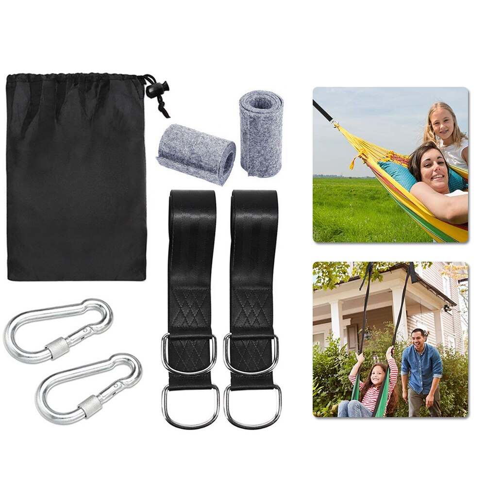 Swing Band Set Hangmat Boom Opknoping Bandjes Zwar... – Grandado