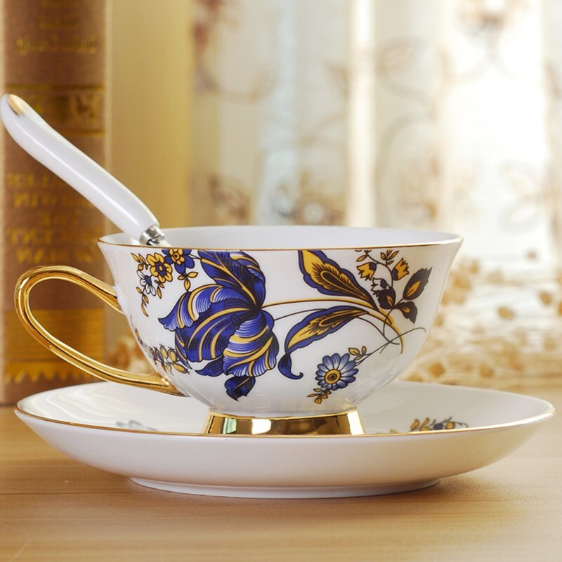 Royal Style Golden Top Grade Bone China Coffee Cup... – Vicedeal